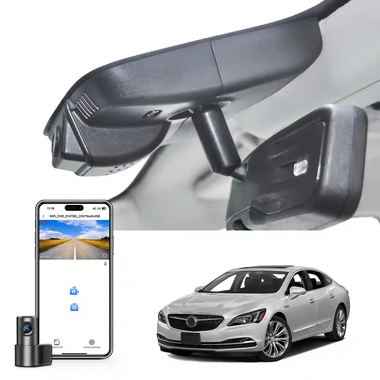 Buick LaCrosse Backup Camera by Mangoal – 4K Front + 1080P Rear OEM ...