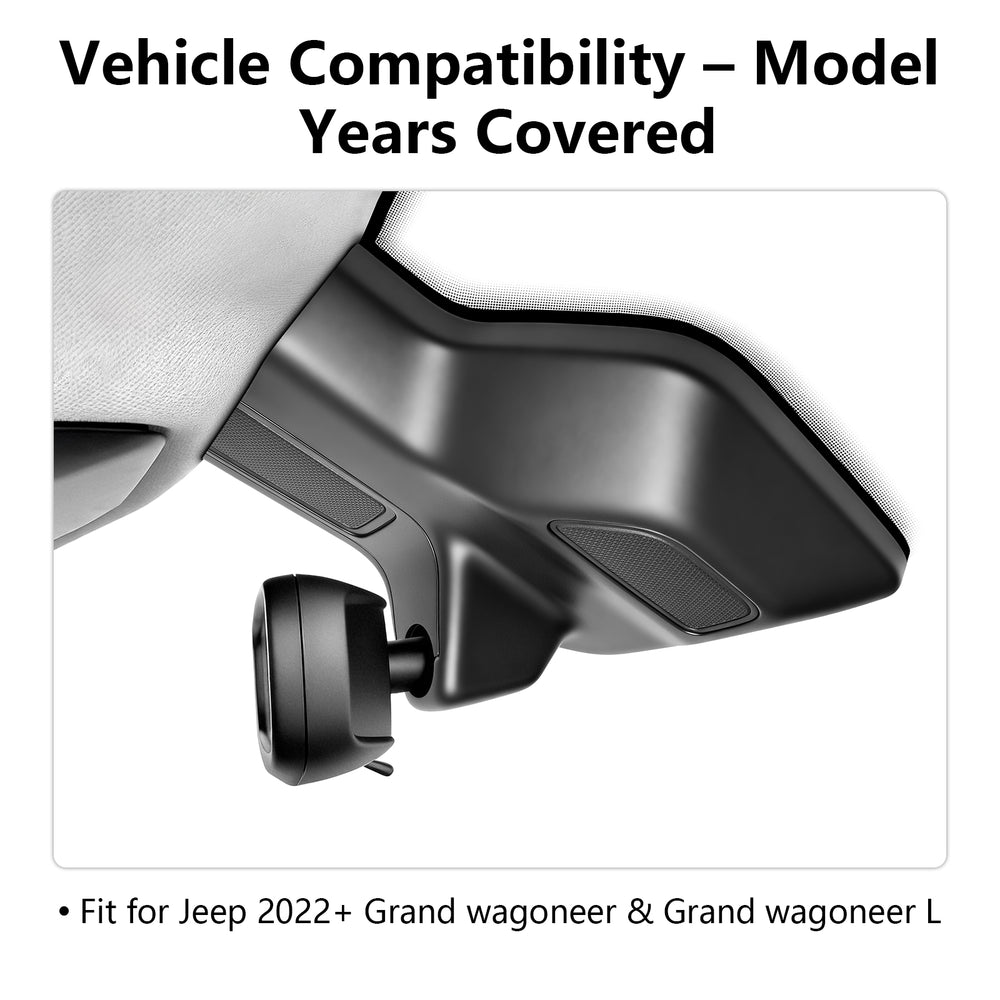 Mangoal 4K Dash Cam for Jeep Grand Wagoneer/L 2022-2026 (Series I/II ...